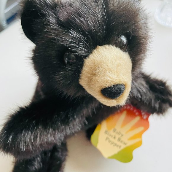 Folkmanis Puppets | Toys | Folkmanis Puppets Baby Black Bear Plush ...